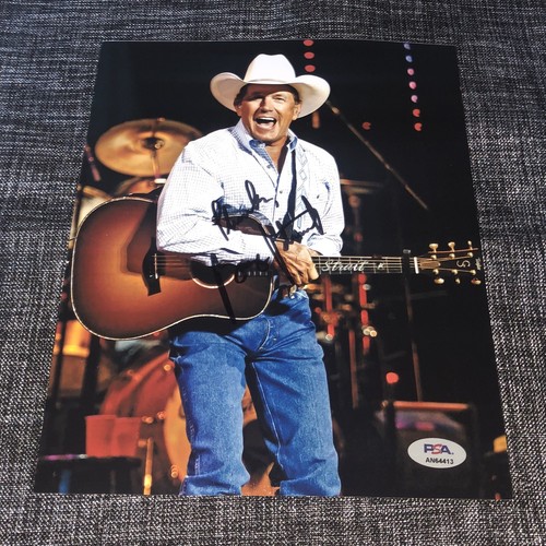 GEORGE STRAIT SIGNED AUTOGRAPH 8X10 PHOTO COUNTRY MUSIC LEGEND ICON PSA ...