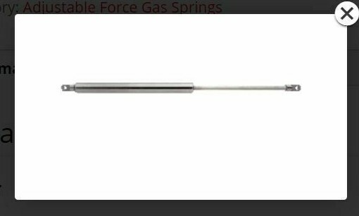 Ameritool Stainless Gas Spring, 20 inch stroke 250 lbs push | eBay