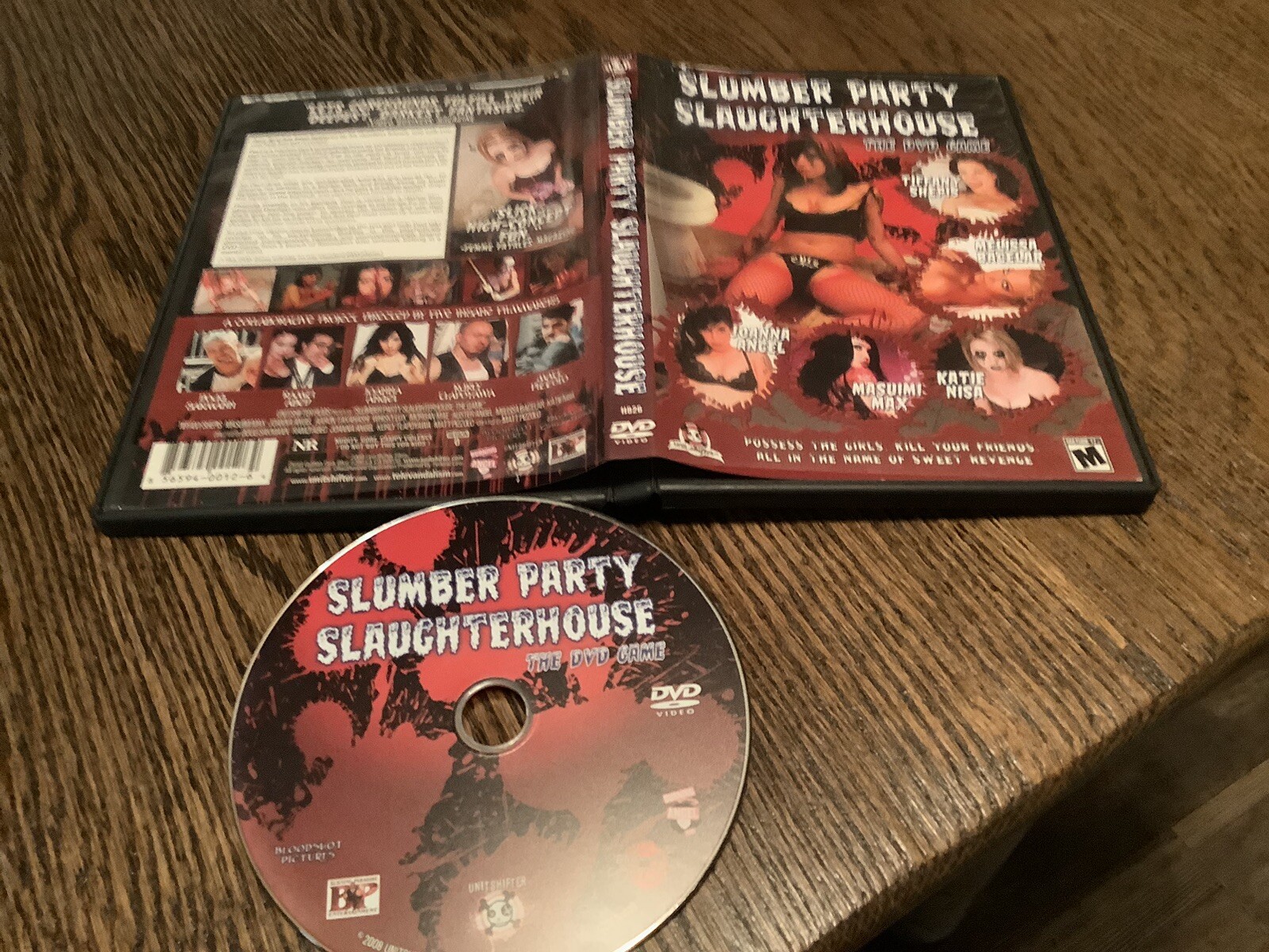 Slumber Party Slaughterhouse The DVD Game 2008 Used Horror Nudity Sexy ...