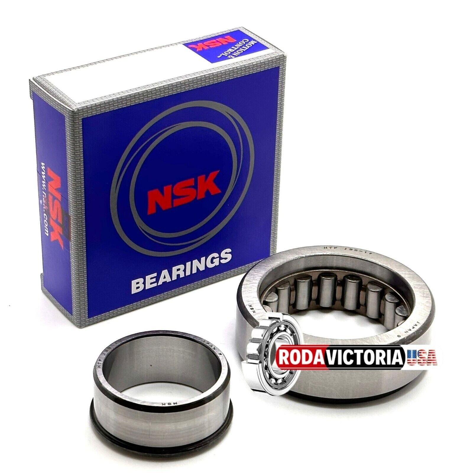 NSK HTF J33-1 G5C3, Cylindrical Roller Bearing, 33x60x20.5 mm 90080 ...