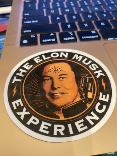 5 Pack THE ELON MUSK EXPERIENCE Decal Tesla Sticker Podcast Spotify Fan ...