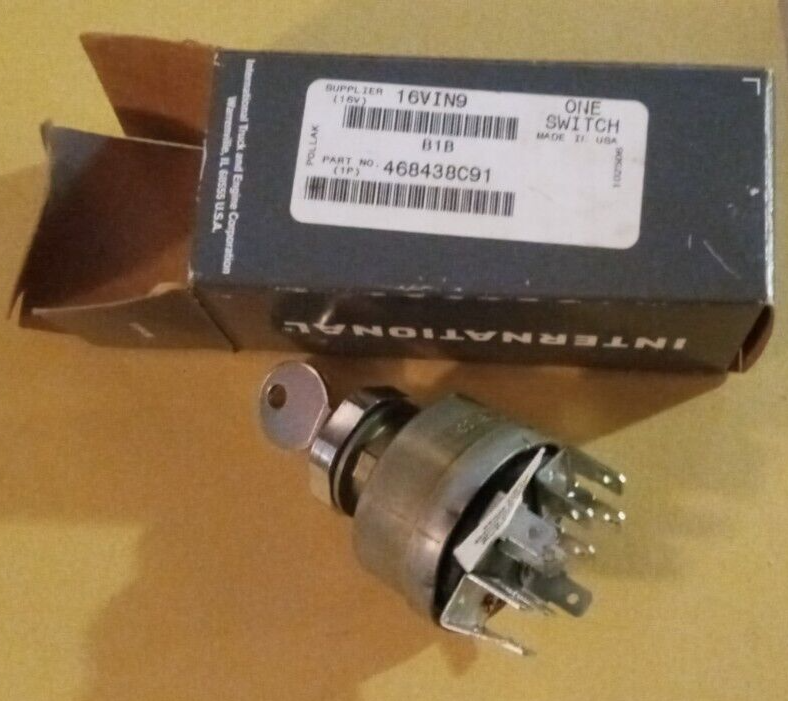 Genuine International Switch ASSY IGN & Starter 468438C91 OEM Ignition ...