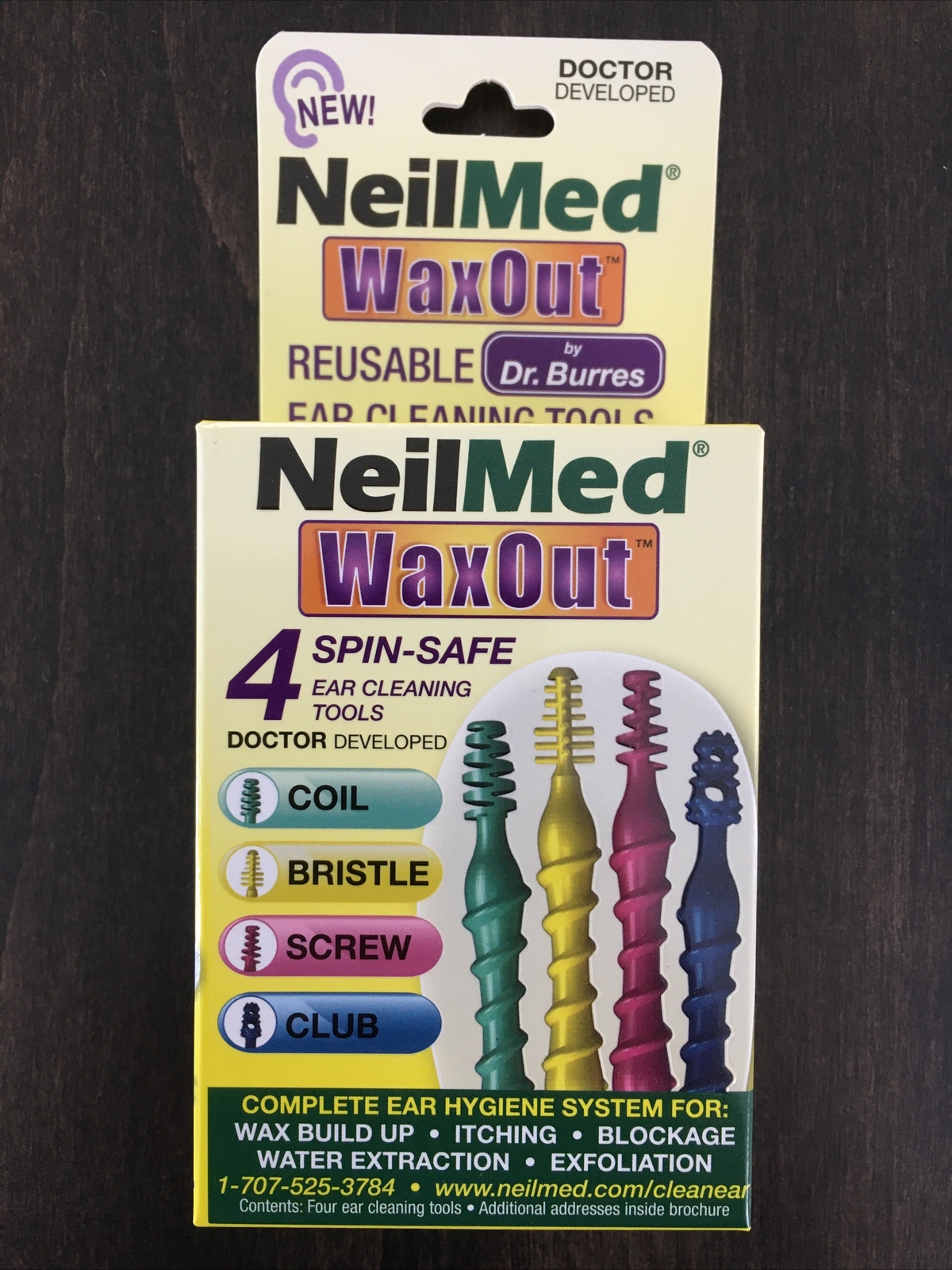NeilMed WaxOut 4-Spin Safe Ear Cleaning Tools - NEW | eBay