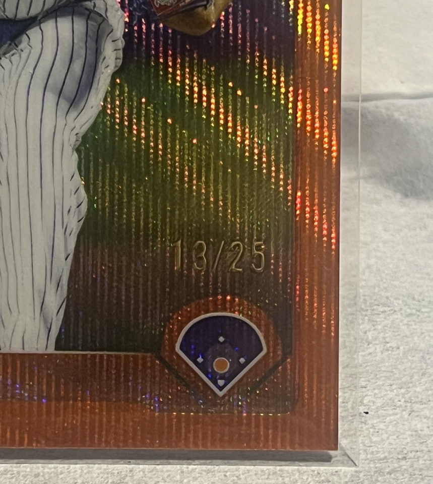 2025 Topps Chrome Update Tylor Megill Orange Wave Refractor COLOR MATCH ...