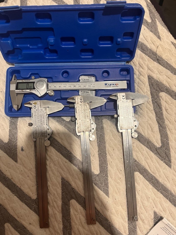 Kynup Digital Venier Caliper 150mm with StainlessSteel in mm Fraction ...