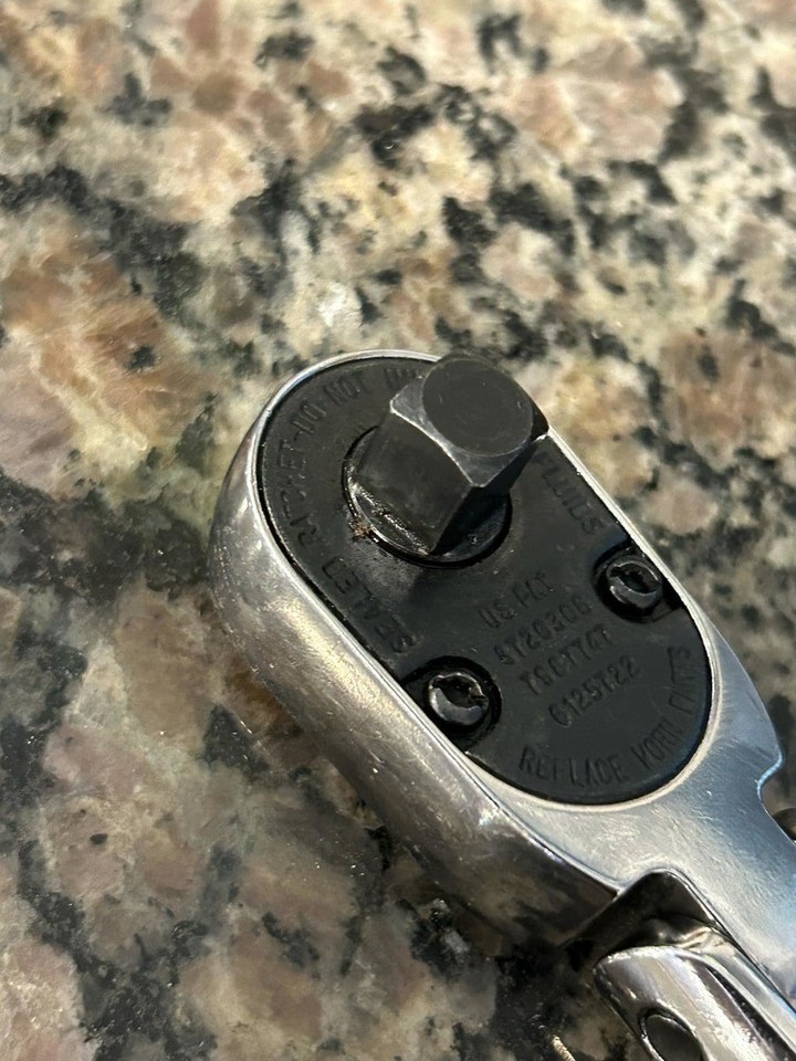 Snap-On FLF80A 3/8" Dual 80 Technology Long Handle Flex-Head Ratchet ...