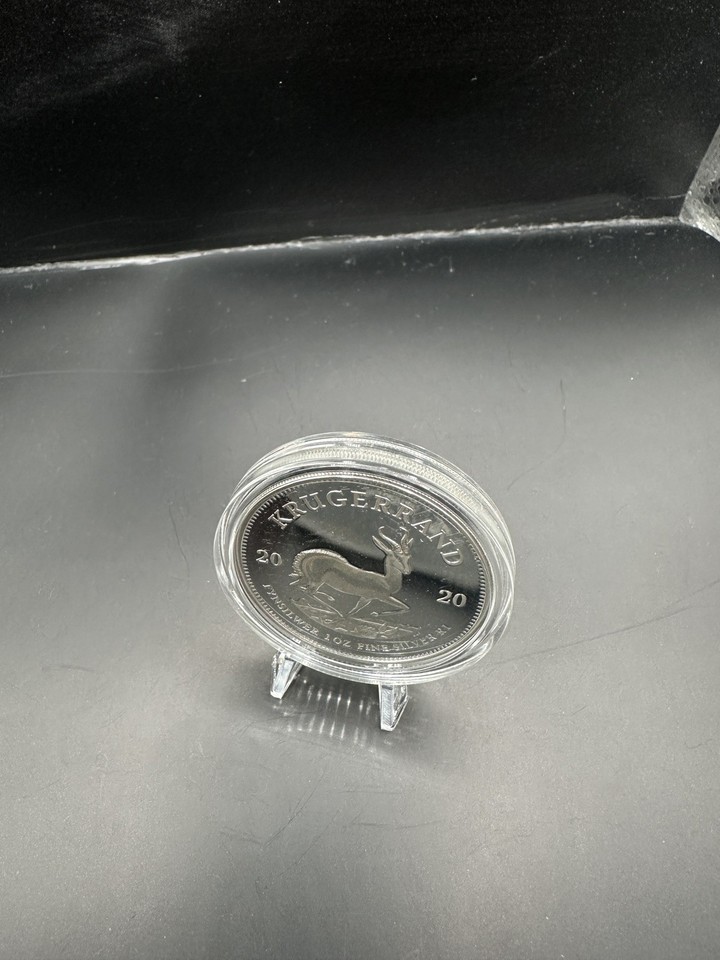 SÜDAFRIKA KRÜGERRAND 2020 SILBER 1 OZ - POLIERTE PLATTTE - PRIVY MARK ...