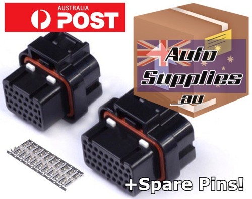 26 & 34 Pin ECU Connectors & Pins Set Haltech Elite ADAPTRONIC Vipec ...