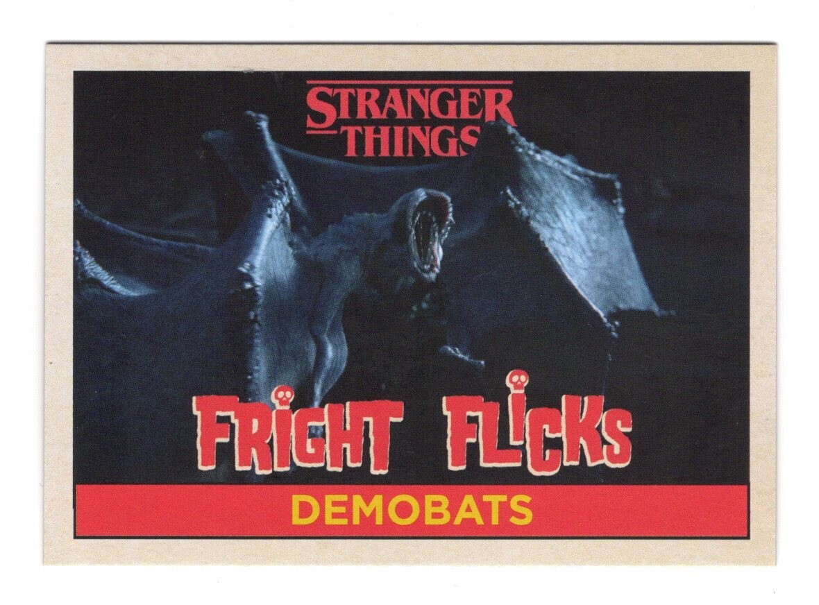 2023 ZEROCOOL STRANGER THINGS FRIGHT FLICKS DEMOBATS CARD 10 | eBay