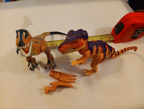 Vtg (2) 1996 Playmates Toys Primal Rage Action Figures Sauron DINOSAU ...