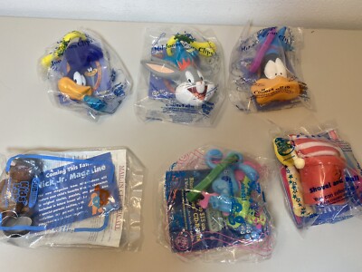 Subway toy lot Of 6 Looney Tunes Warner Bros. blues clues Nick Jr. Bugs ...