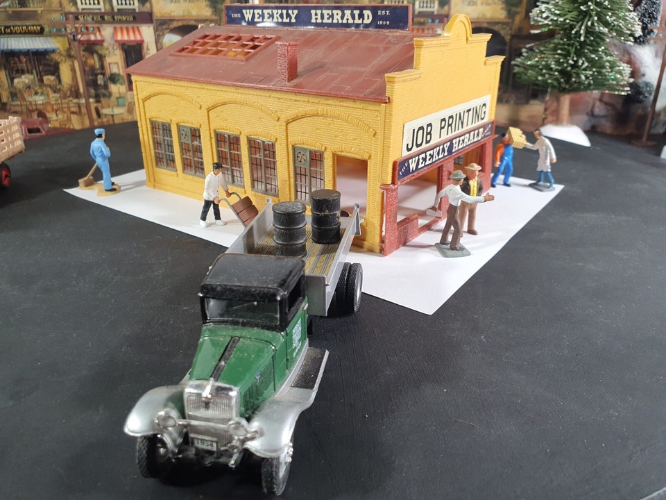 HO Scale Building Printing Station, Warehouse, Factory Substation ...