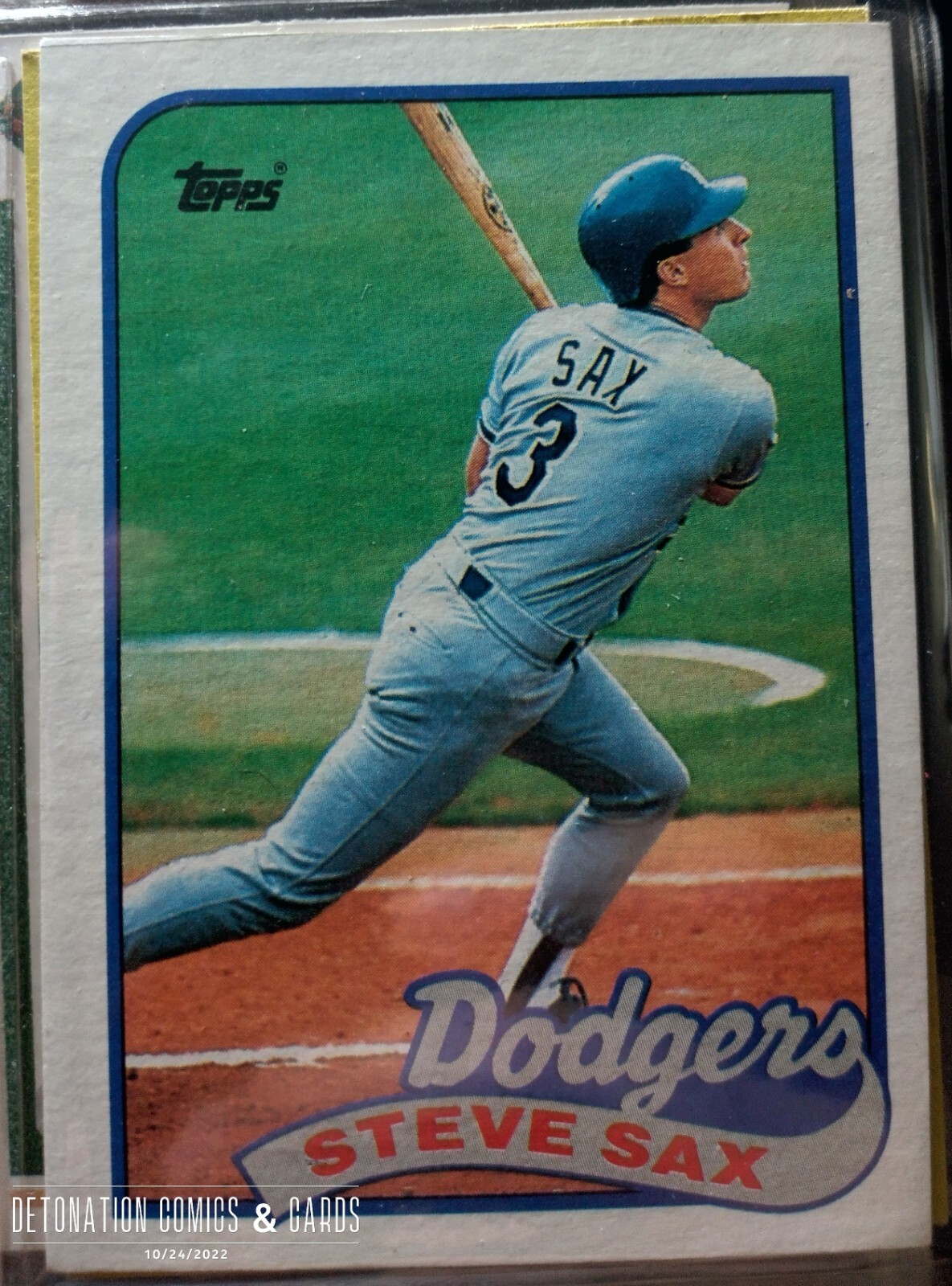 Steve Sax #40 Topps 1989 Baseball Card (Los Angeles Dodgers) VG | eBay