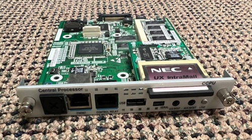 NEC UX5000 Central Main Processor IP3NA-CCPU-A1 0911001 w/16 hr VM ...