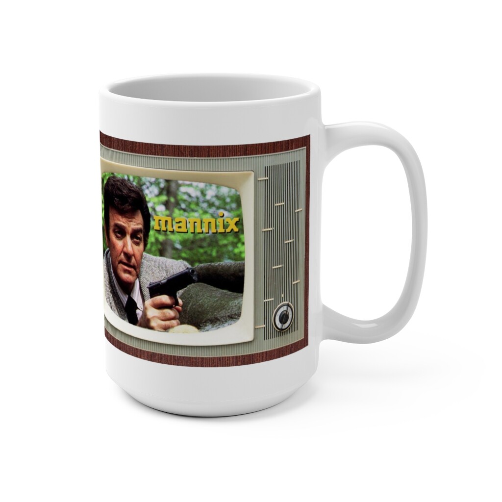 Mannix TV Show Tv Retro Design Ceramic Mug 15oz Extra Large | eBay