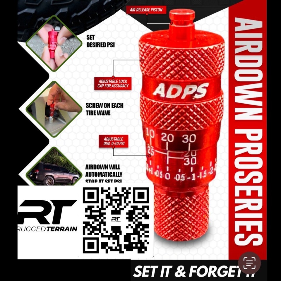 Adjustable Automatic Tire Deflators Tool Off Road Kit Air Down Pro ...