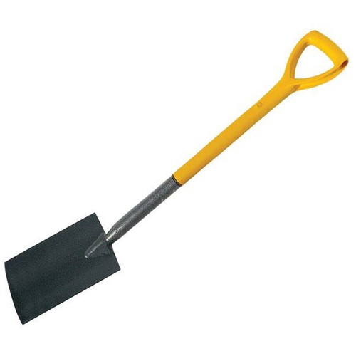 Carbon Steel Digging Trench Drainage Shovel Heavy Duty Garden Spade ...