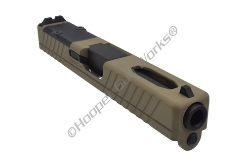 HGW Complete Upper for Glock 19 FDE Combat RMR Slide Black Barrel ...