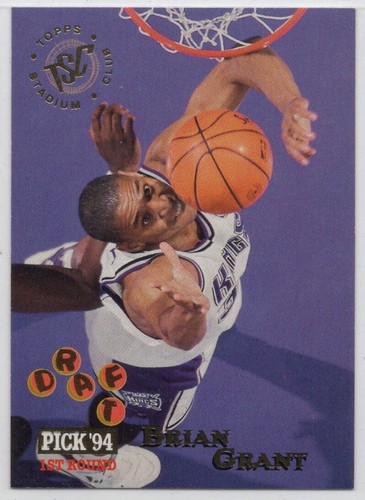 1995 Topps Brian Grant Stadium Club Draft Pick 94 Rookie No 225 | eBay ...