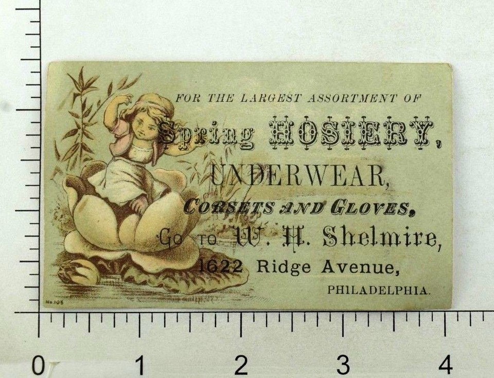 W. H. Shelmire Corsets Gloves Underwear Fantasy Fairy In Water-Lily P98 ...