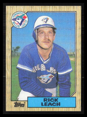 Rick Leach 1987 Topps #716 Toronto Blue Jays | eBay