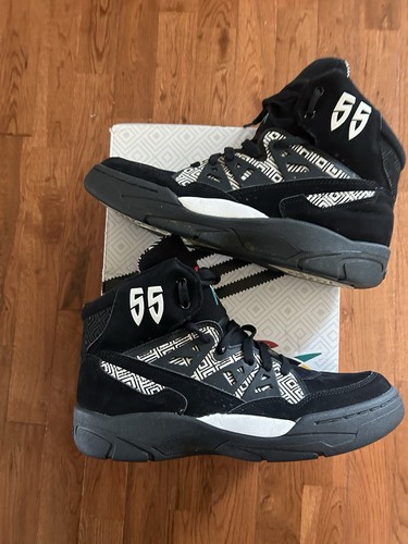adidas Mutombo Black High Top Retro Basketball Sneakers 2013 G99902 ...