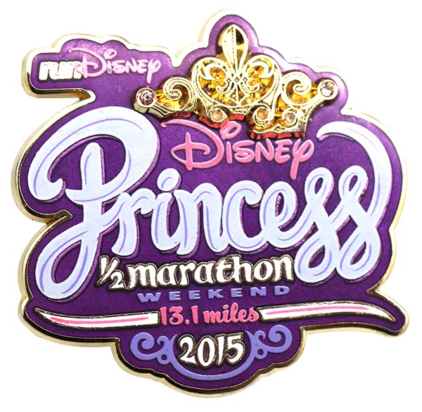 2015 Disney Princess Half Marathon Participant Pin Rare | eBay