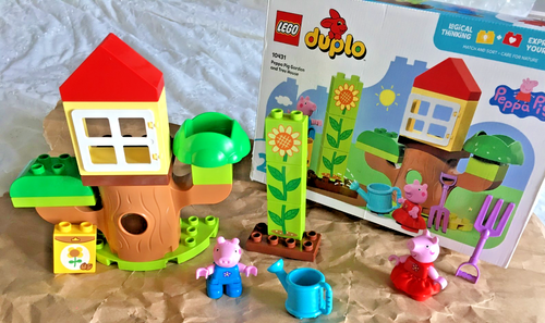 Lego Duplo Peppa pig Garden & tree house, complete + box & instructions ...