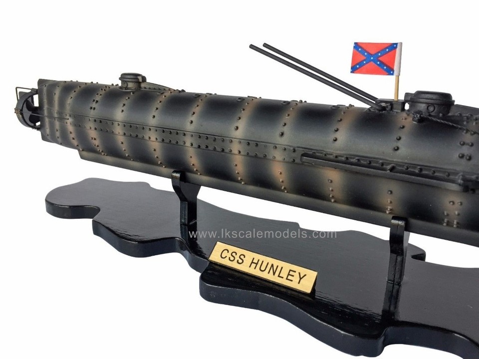 CSS H. L. Hunley Limited Civil war Model Submarine 25" | eBay