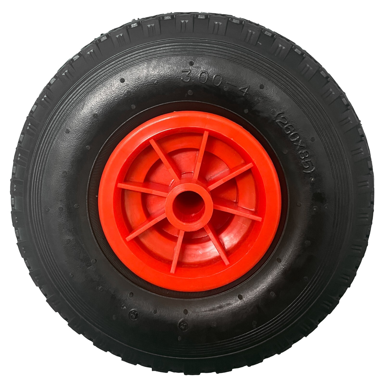 Replacement Jockey Wheel Pneumatic 260mm x 85mm 10" Heavy Duty Plastic Rim 136kg | eBay UK