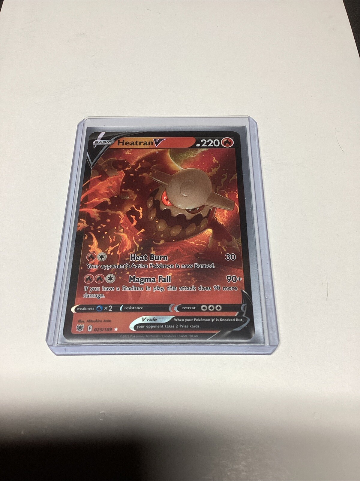 Pokémon TCG Heatran V Sword & Shield - Astral Radiance 025/189 Holo ...