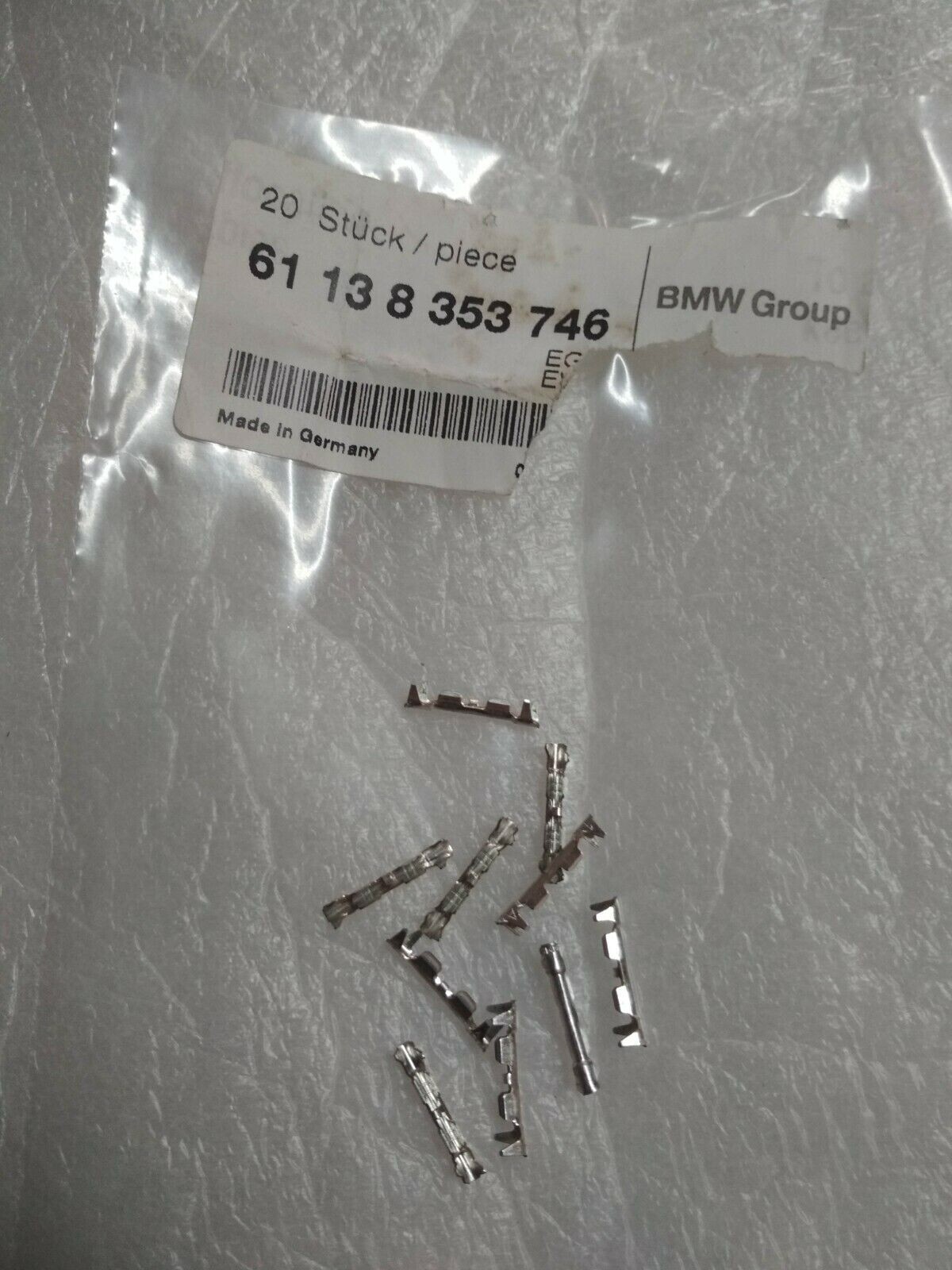 BMW wire cable connector (10) !!NEW!! !!GENUINE!! 61138353746 | eBay