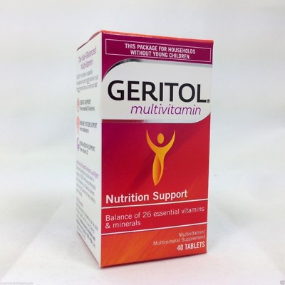 Geritol Complete Multi-Vit Mineral Supplement, 40CT 346017011401| eBay