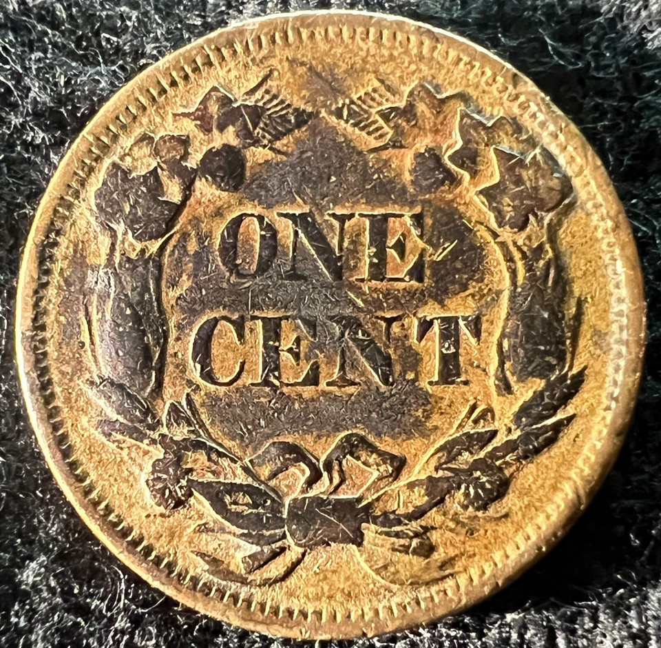 1858 1C Flying Eagle One Cent - Higher Grade - Early US Coin #0020 | eBay