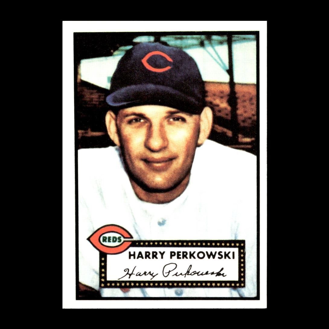 Harry Perkowski 1983 Topps 1952 Reprint Series Rookie Cincinnati Reds ...