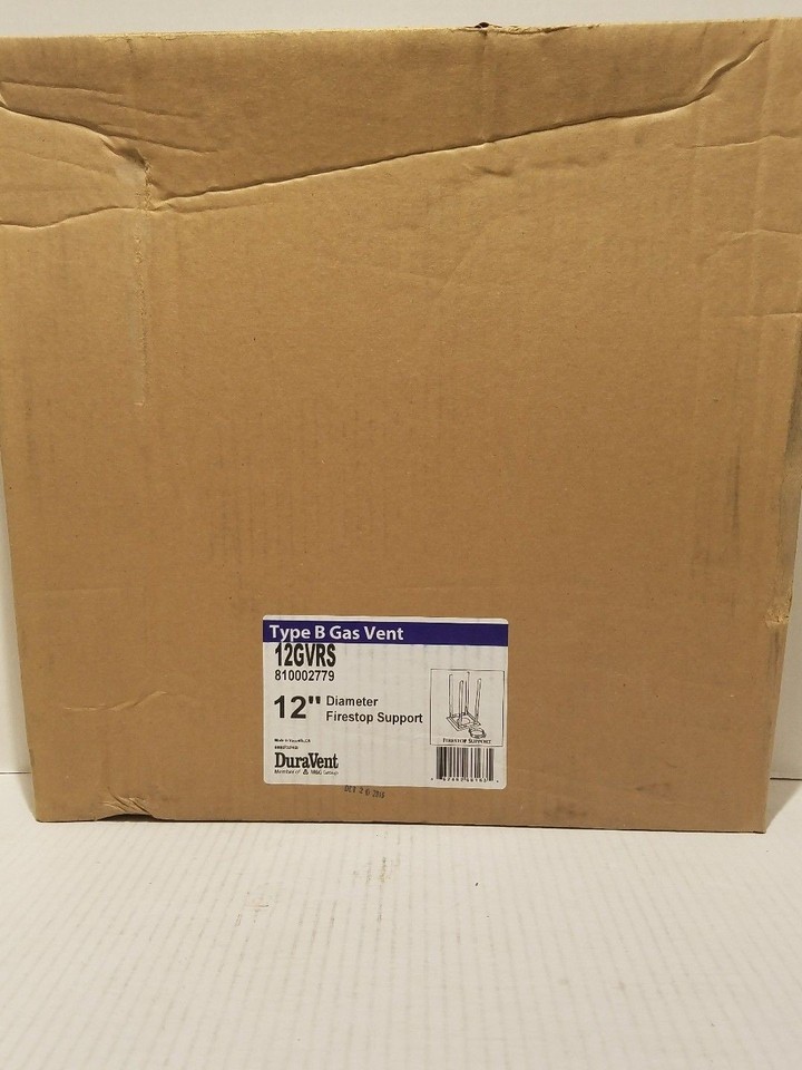 DuraVent Round Gas Vent Square Firestop Support - 12" | eBay