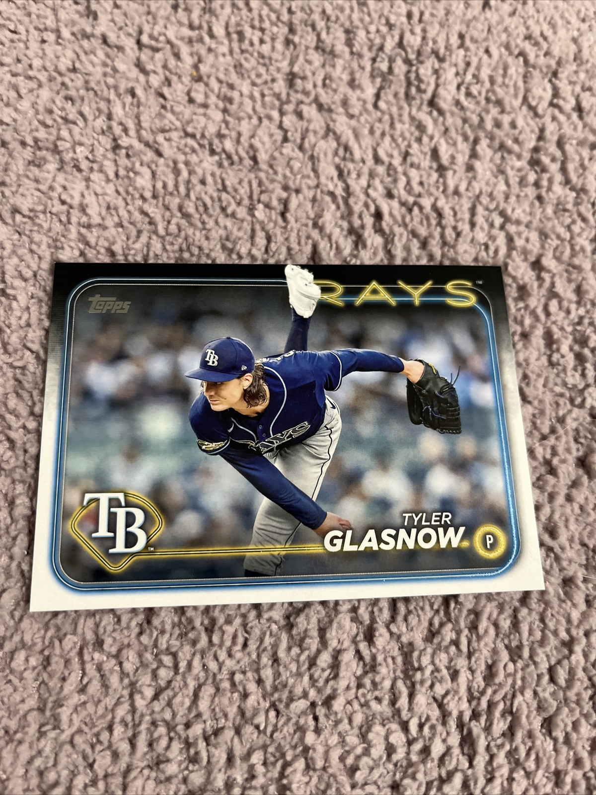 2024 Topps Series 1 #89 Tyler Glasnow Tampa Bay Rays Baseball Card | eBay
