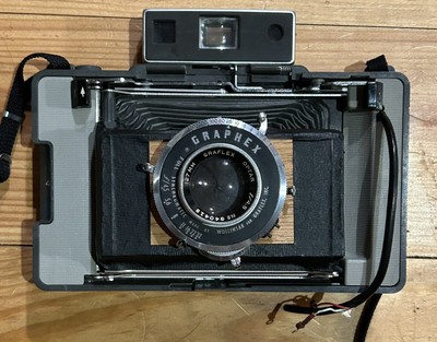 VINTAGE CAMERA BODY WITH RARE GRAPHLEX LENS 127MM F/4.5 - G40418 | eBay
