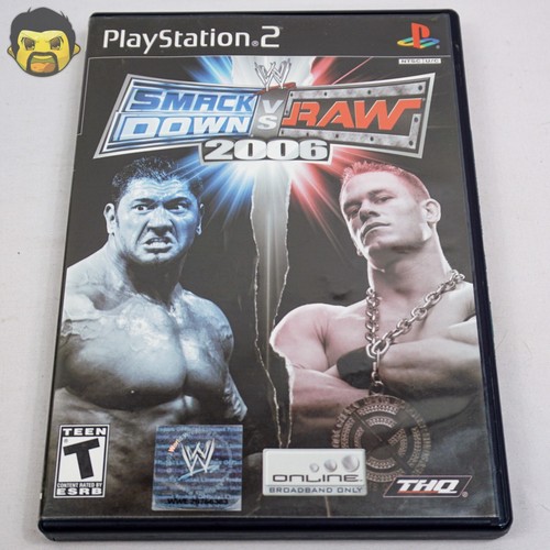 WWE SmackDown vs Raw 2006 PS2 CIB (Sony PlayStation 2) Complete with ...