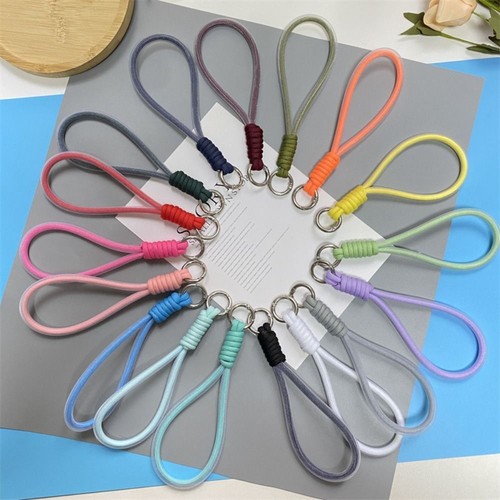 Nylon Braided Lanyard Keychain Weave Wrist Style Keychain Phone | eBay
