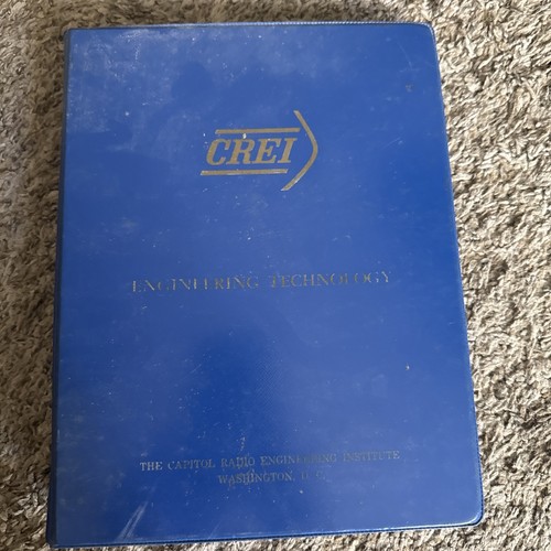 CREI Engineering Technology Binder Manual | eBay