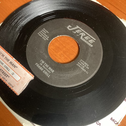 Frank Grill JEREE 45 Obscure Country 7” Single ‘I’m The Man/Lonely ...