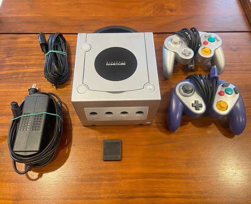 Nintendo GameCube Silver 2001 DOL-001 Console USA, Tested Working ...
