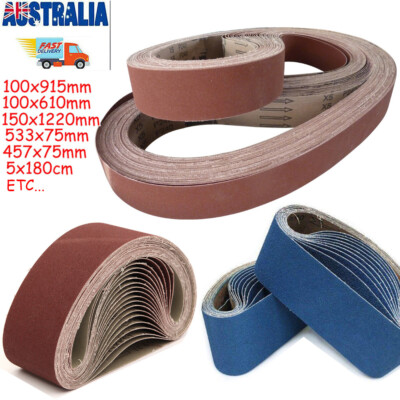 Sanding Belt Linishing Sander Grinding Belts File Long Heavy Duty Cloth ...