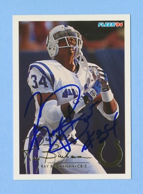 Ray Buchanan - Signed/Autographed - 1994 Fleer Card #203 - Baltimore ...