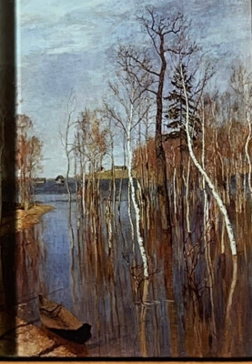 Isaac Levitan “Spring Flood” Russian Modern Art 35mm Slide | eBay