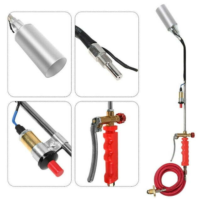 Portable Propane Weed Torch Burner Ice Melter Push Button Igniter with ...