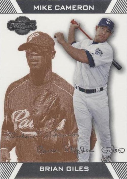 2007 Topps Co-Signers - Bronze #73 Brian Giles, Mike Cameron /275 for ...