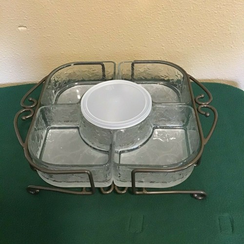 NEW Princess House Meridian & Fantasia Chip 'N Dip Set 593 | eBay