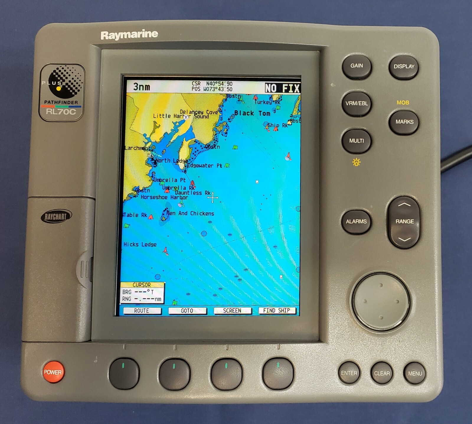 Raymarine Rl70c Plus Hsb2 Color Radar Only Display E52033 for sale ...